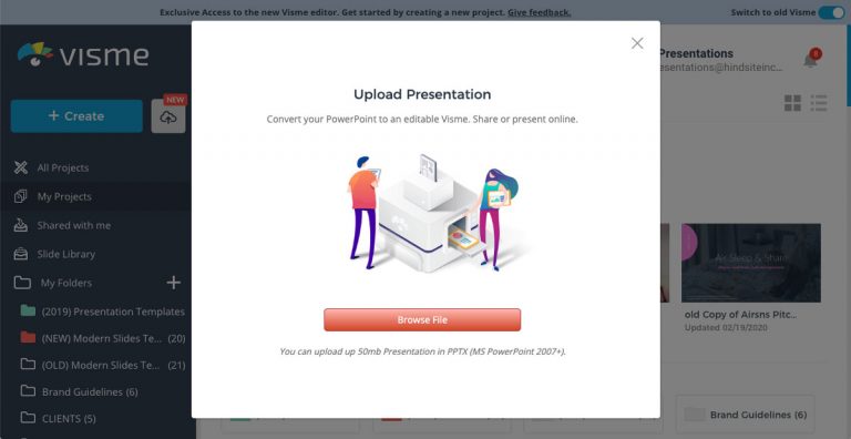 How to Import a Powerpoint Presentation Online