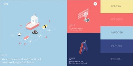50 Gorgeous Color Schemes From Stunning Websites