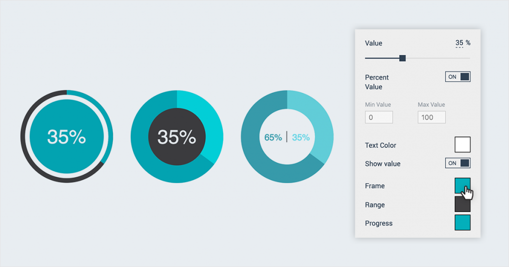 How to Create Visual Statistics Using Data Widgets
