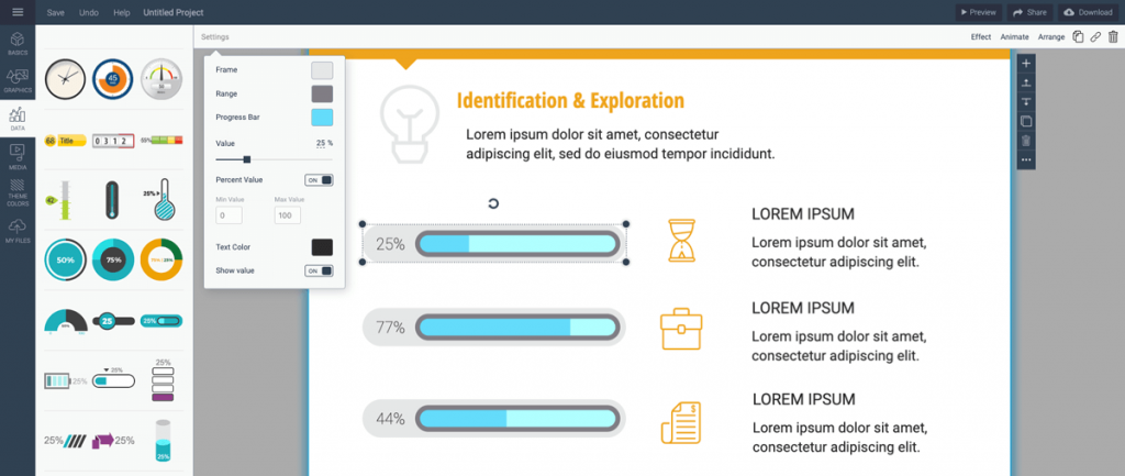 Cómo hacer una infografía cargada de información - Visme