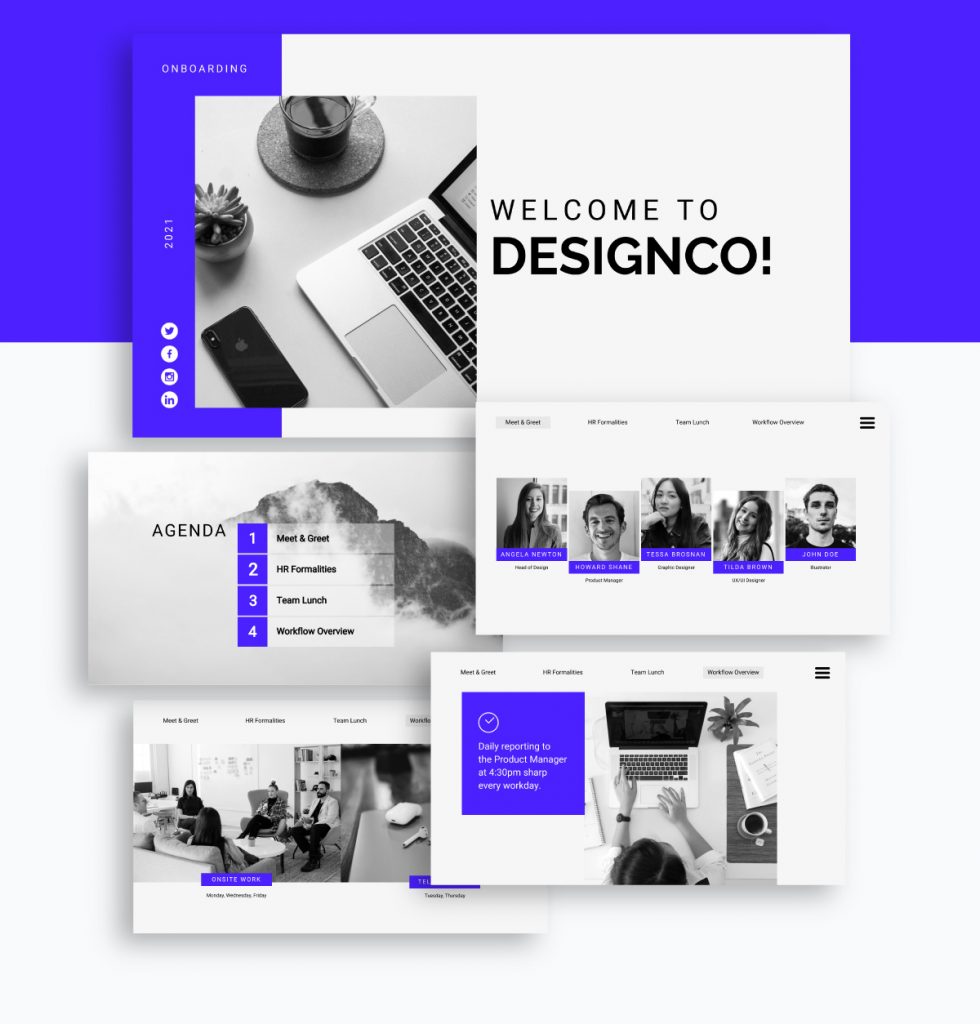 Free Onboarding Presentation Template
