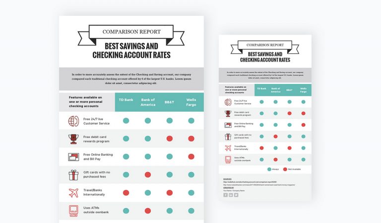 Tableau comparatif : comment créer un document interactif