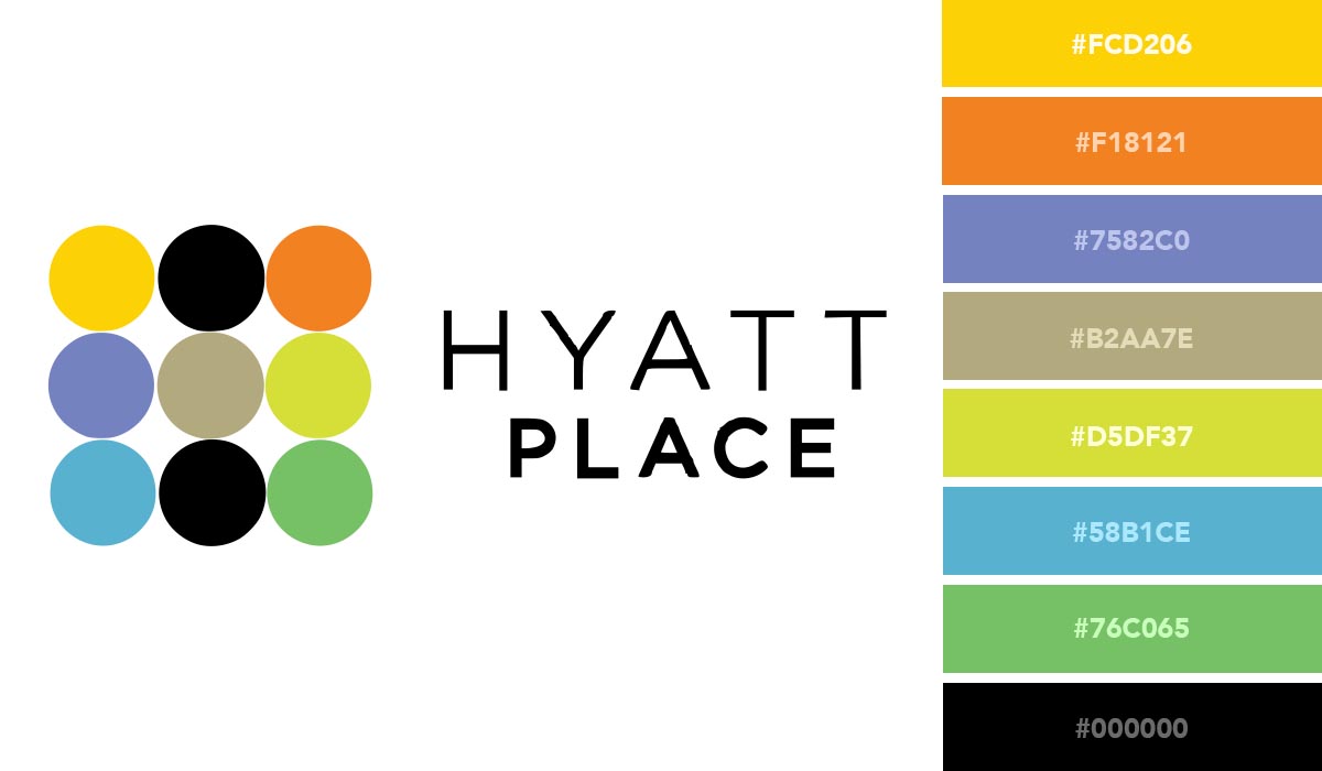 Logo Color Schemes Hyatt Palette Visual Learning Center By Visme