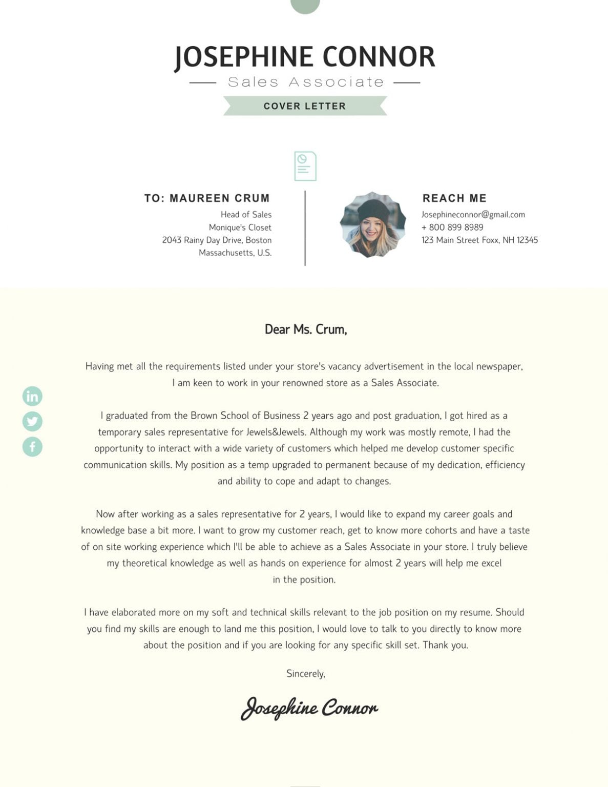 17 Best Cover Letter Templates You Can Customize & Download