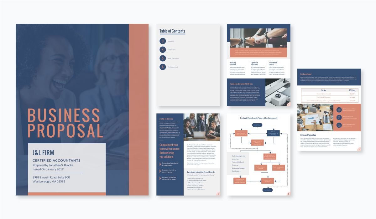 Template For Business Proposal Collection