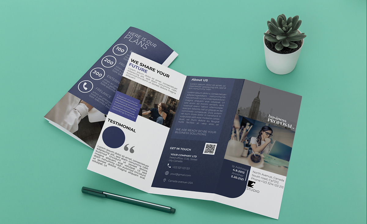 13 Creative Brochure Ideas To Inspire Your Design LaptrinhX