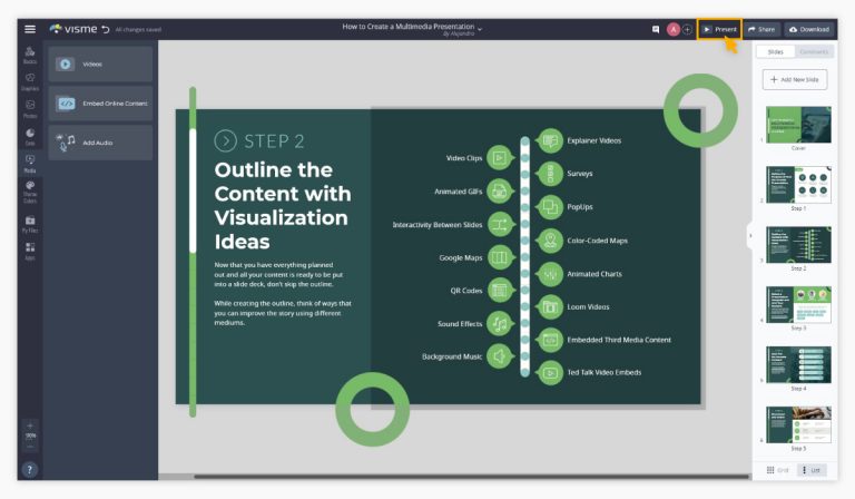 How To Make A Video Presentation With Audio In 8 Steps
