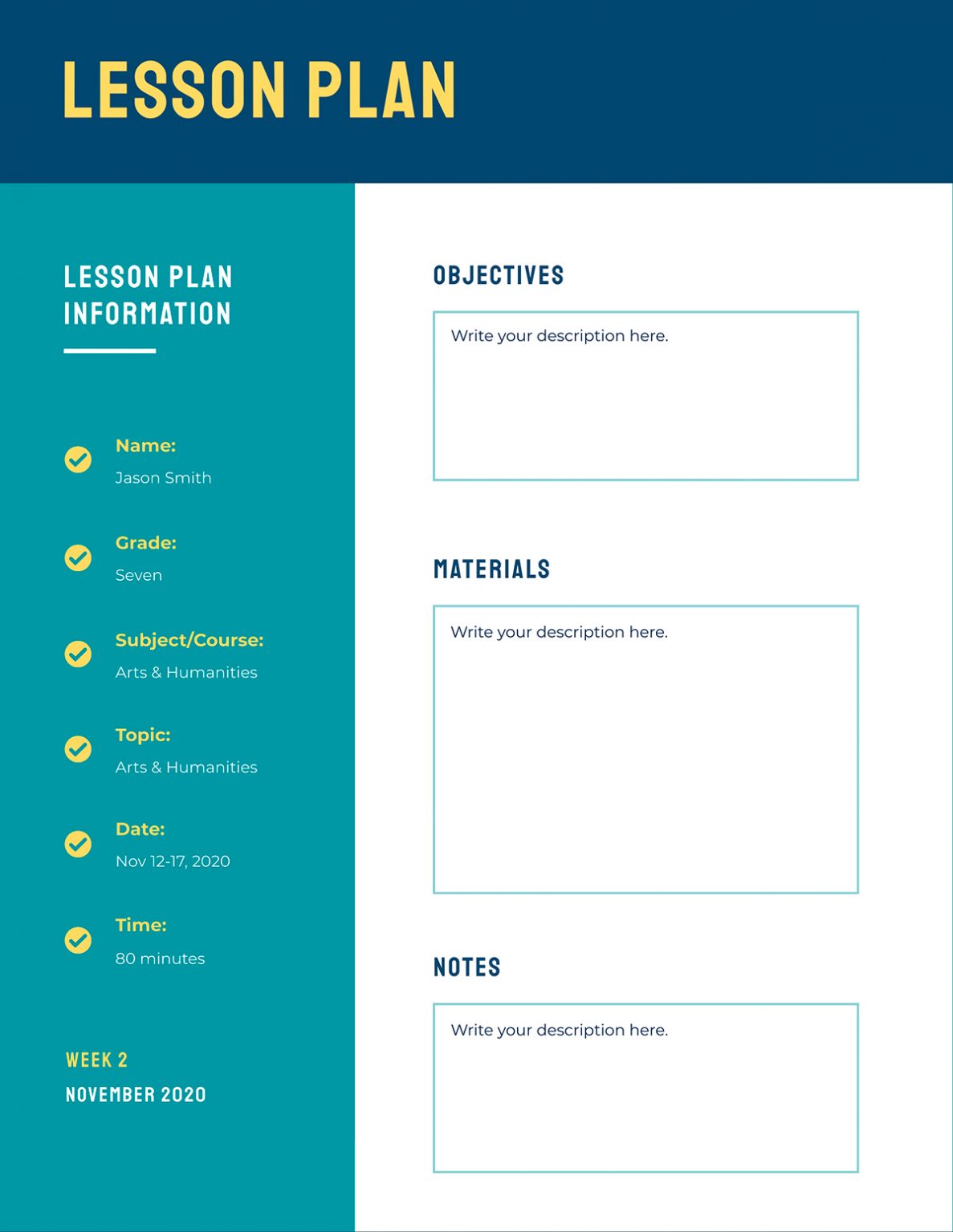29 Lesson Plan Templates for Teachers & Online Instructors