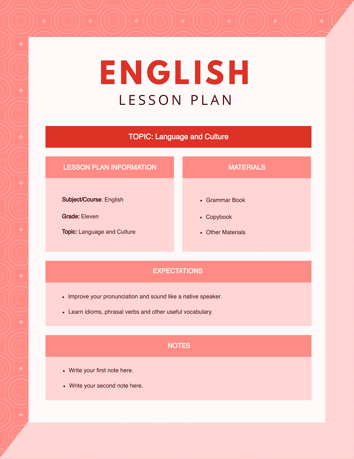  Example Of Detailed Lesson Plan In English 27 Easy 2022 10 30