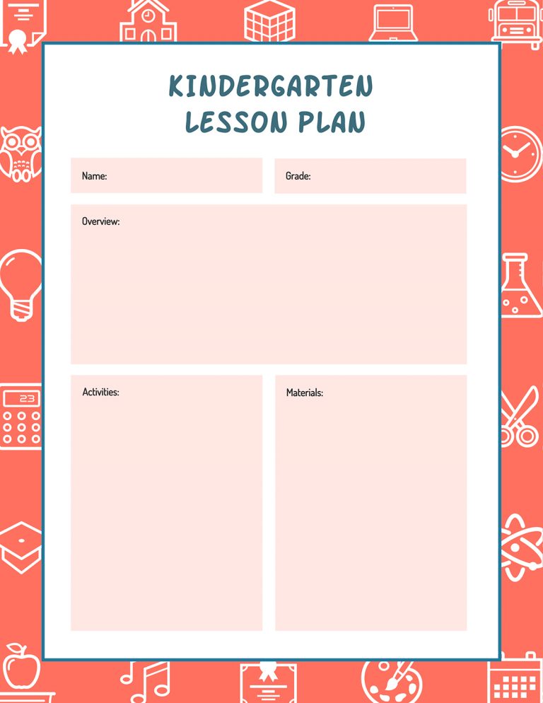 29 Lesson Plan Templates for Teachers & Online Instructors