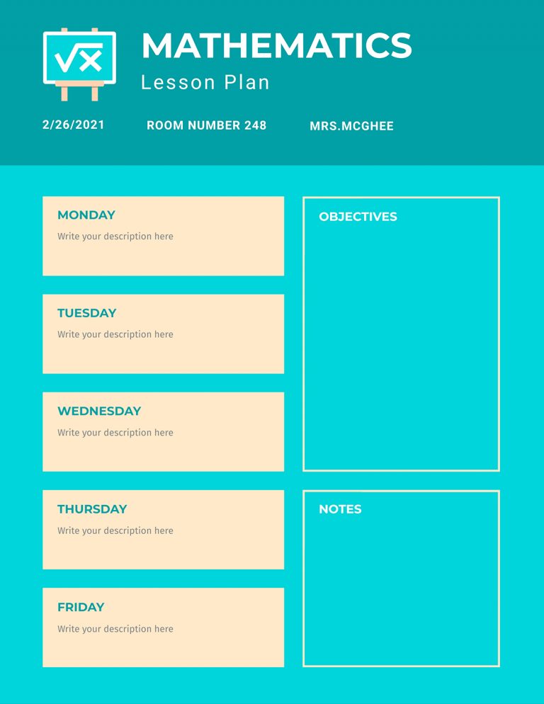 29 Lesson Plan Templates for Teachers & Online Instructors