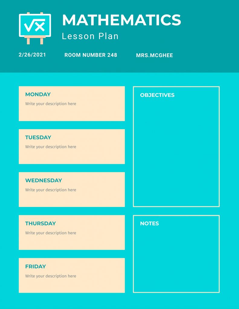 29 Lesson Plan Templates for Teachers & Online Instructors