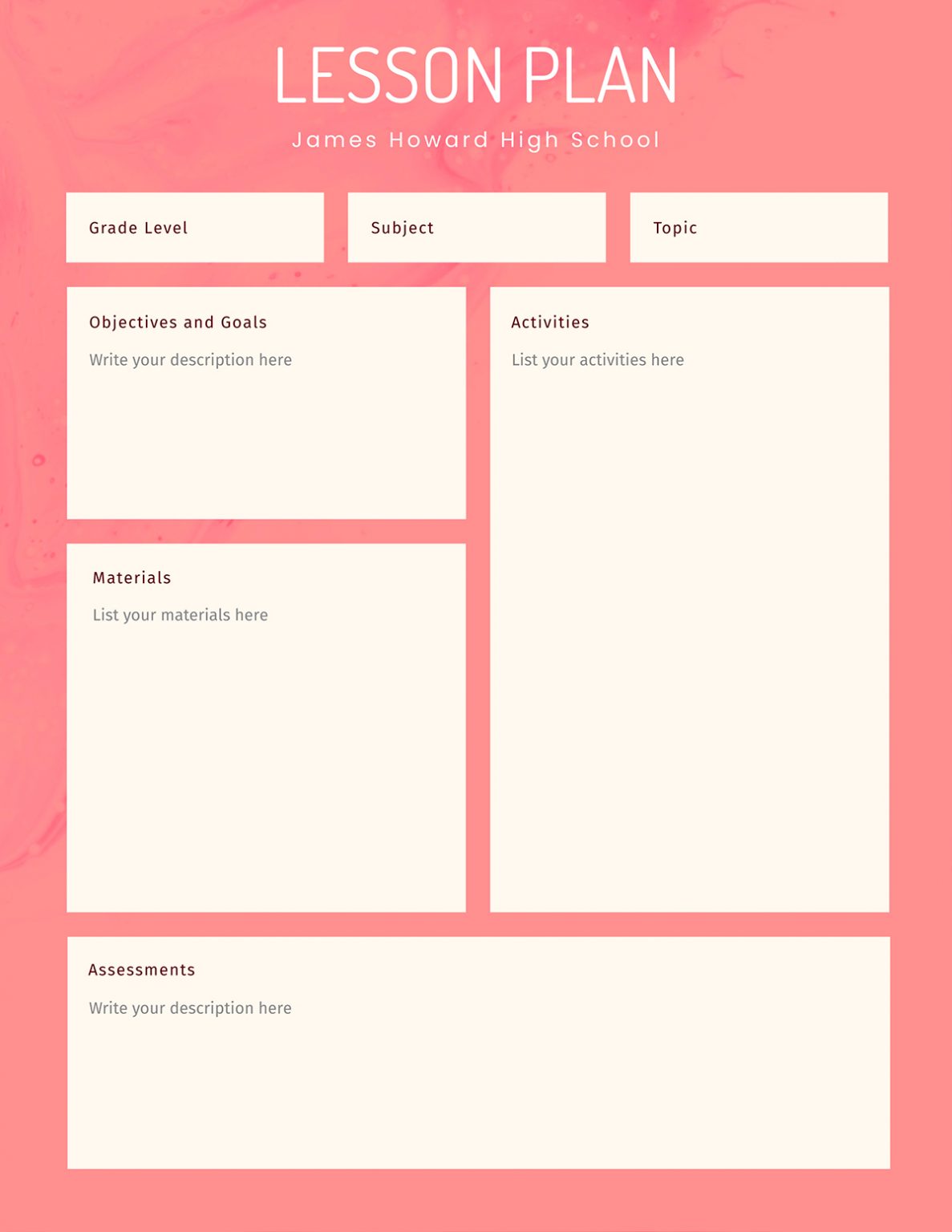 29 Lesson Plan Templates for Teachers & Online Instructors