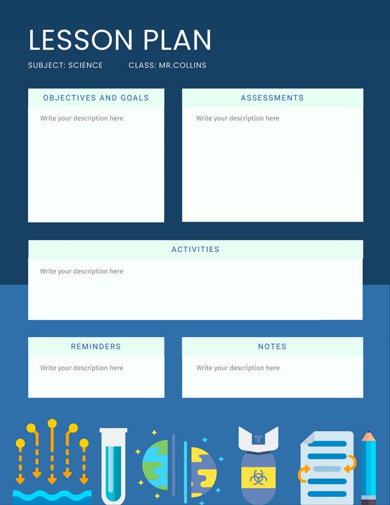 29 Lesson Plan Templates for Teachers & Online Instructors