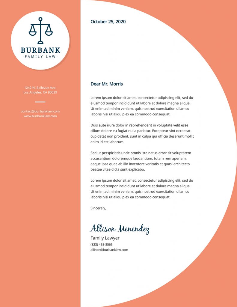 Lettre commerciale : 20 modèles Visme pour votre message