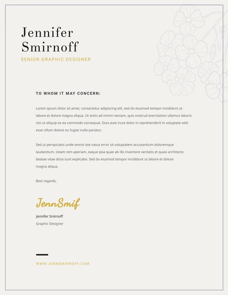 30 Business Letter Templates & Examples for Various Purposes