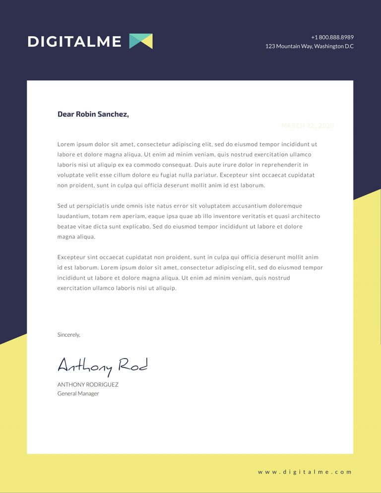 30 Business Letter Templates & Examples for Various Purposes
