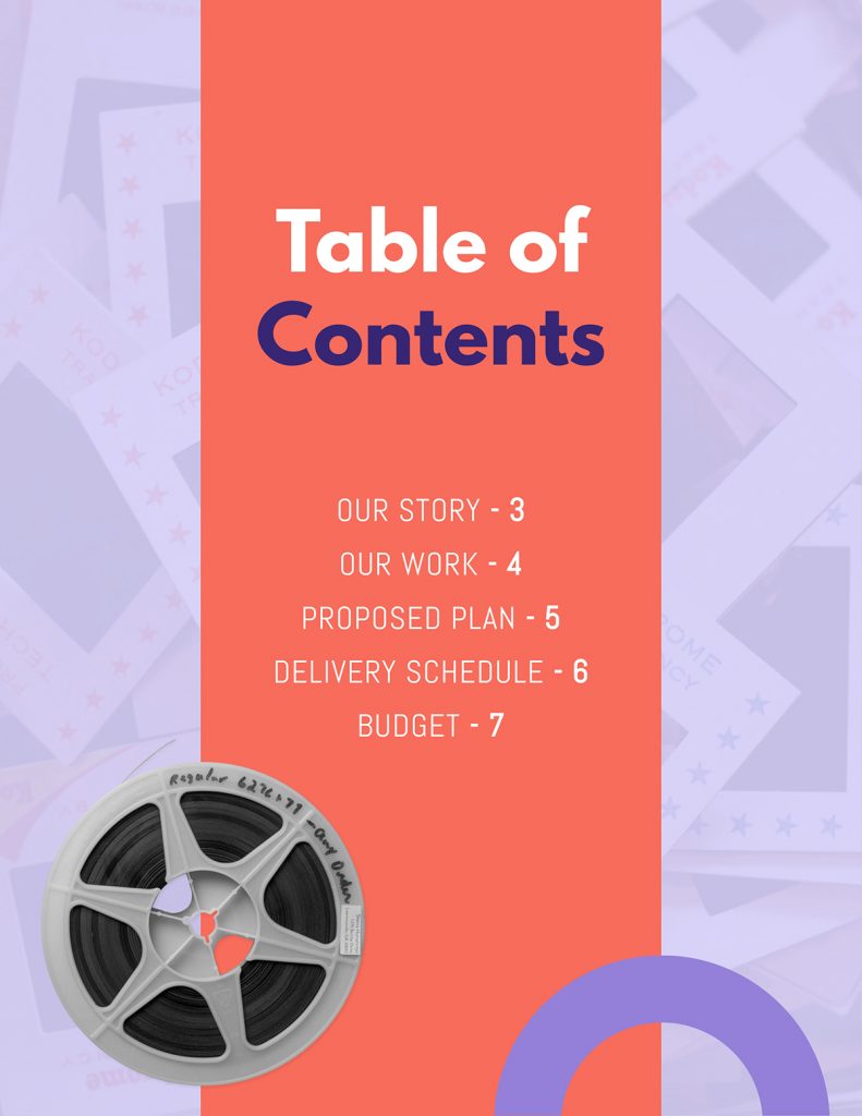 40 Professional Table of Contents Templates [2025 Update]