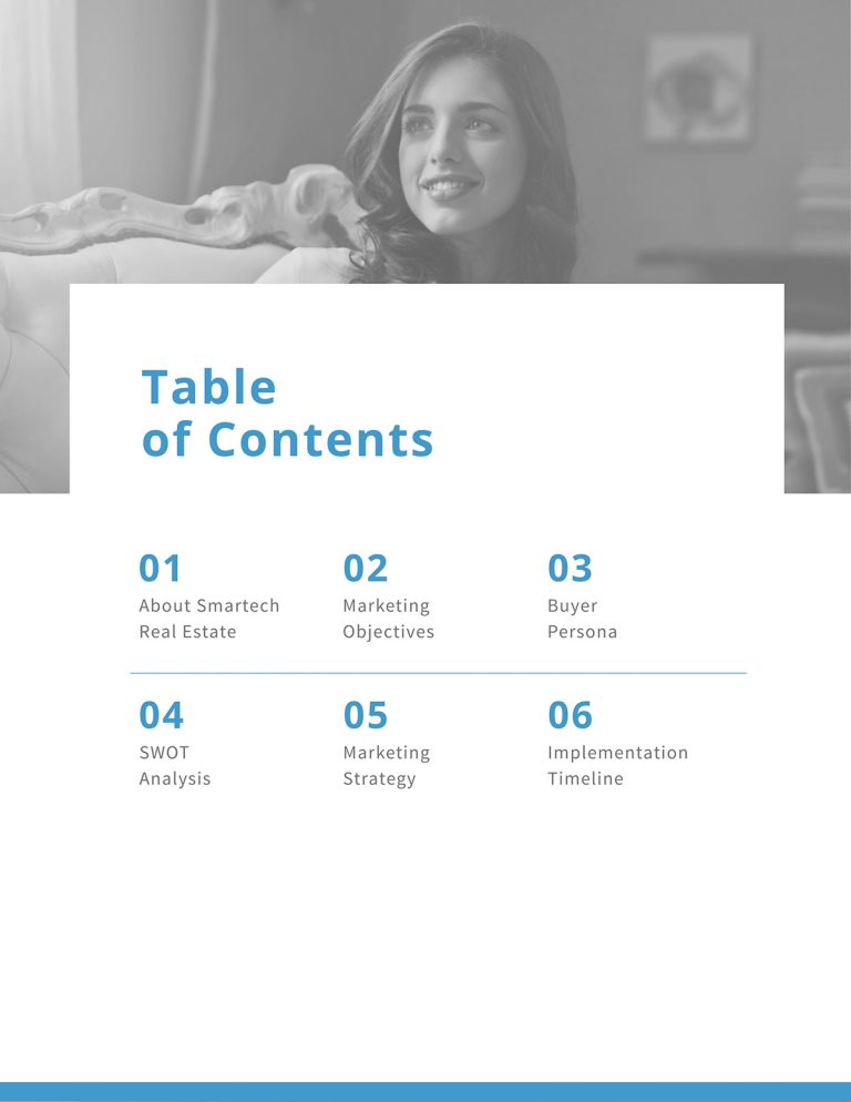 40 Professional Table of Contents Templates [2025 Update]