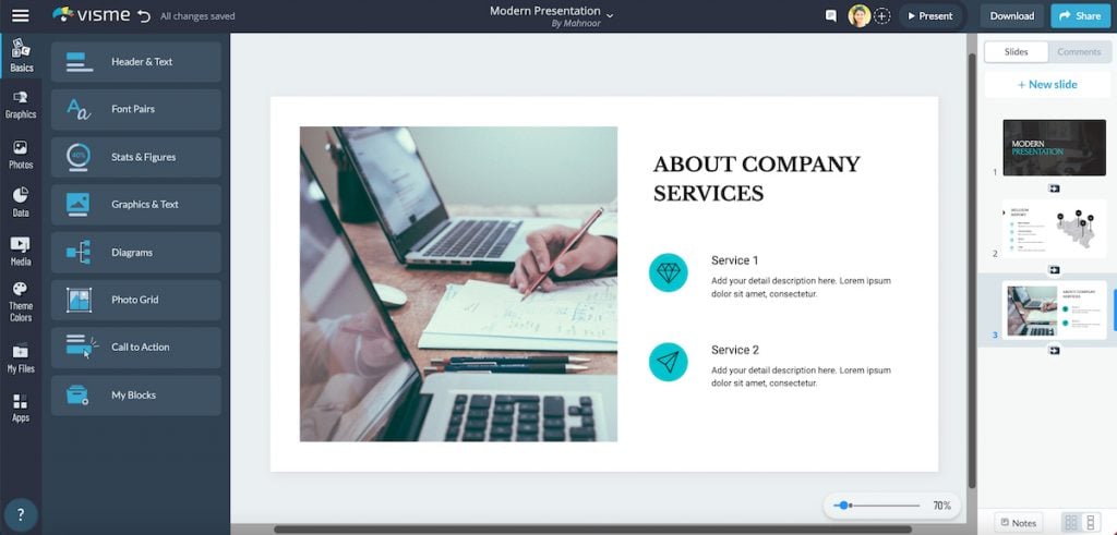 Como criar uma apresentação de slides eficiente (+ exemplos)
