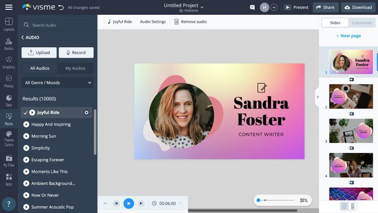 How to Make a Slideshow Online for Free (& Free Templates)