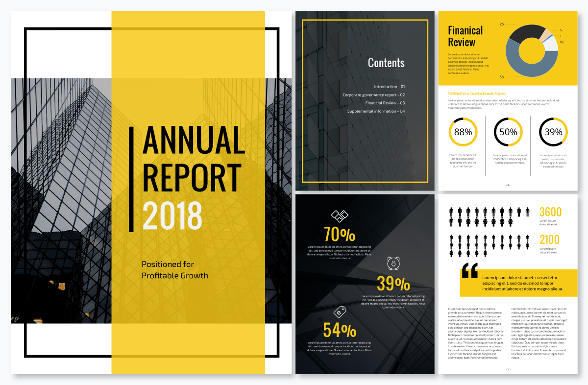 Annual Report Template Word