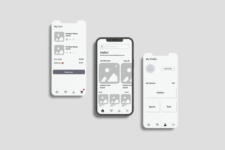 30 UI & UX Wireframe Examples for Businesses