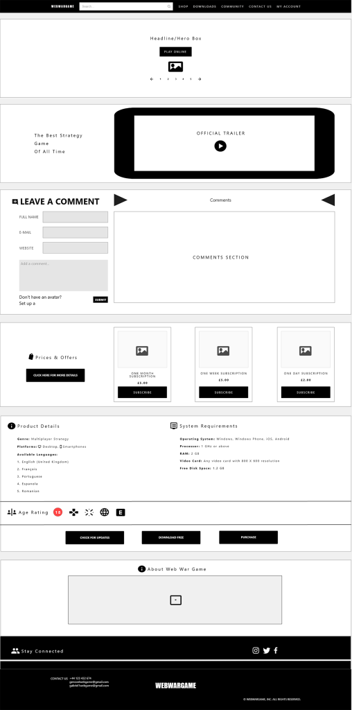 30 UI & UX Wireframe Examples for Businesses