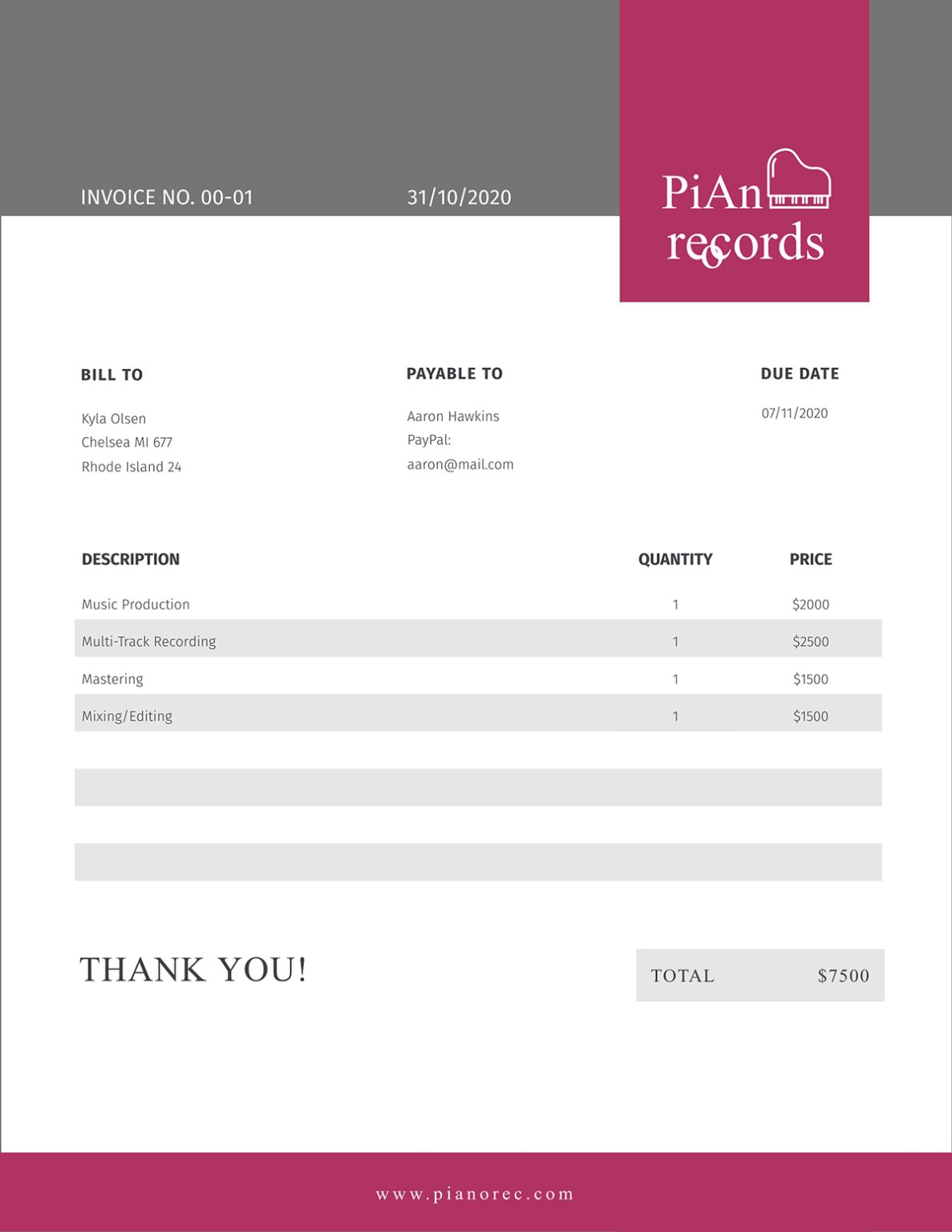 30+ Invoice Templates to Use for Your Business