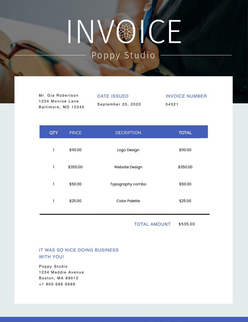 Mais de 30 modelos de faturas para usar em sua empresa