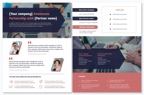 Comunicado de imprensa: 28 modelos para você usar | Visme