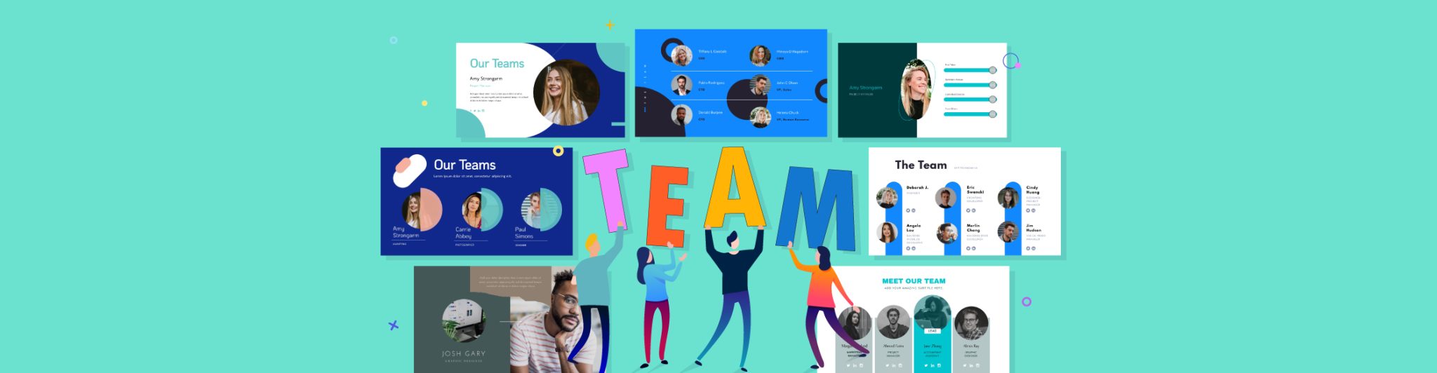50+ Meet Our Team Templates for Your Presentations