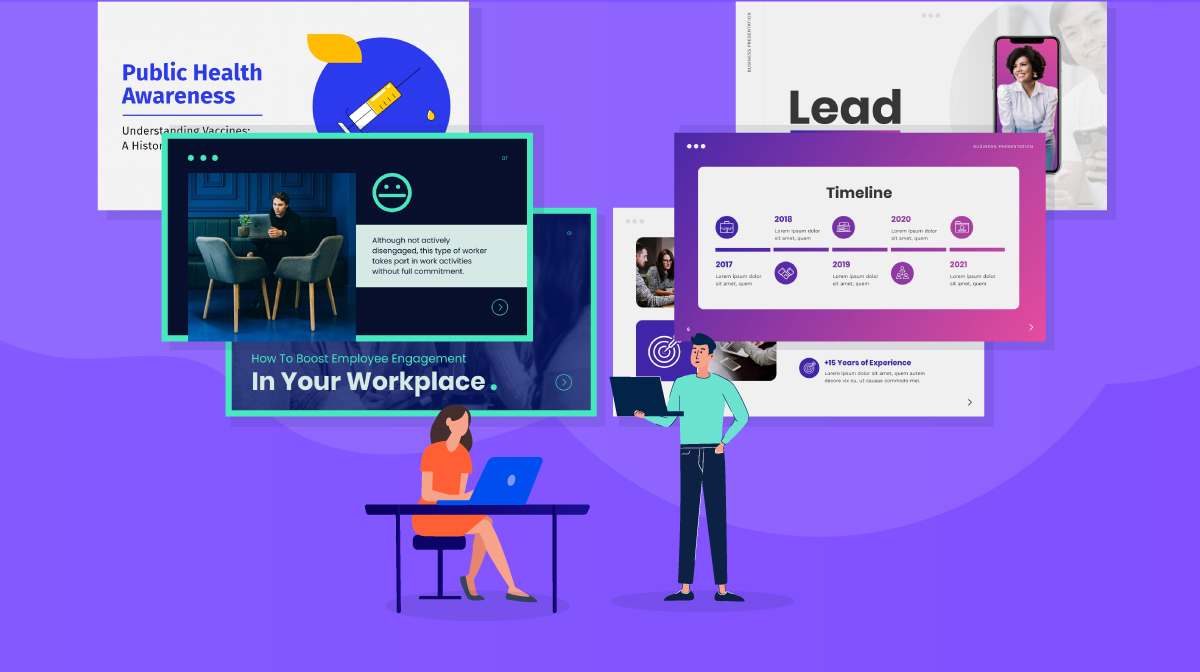 Visme Visual Learning Center. Infographics & Presentations