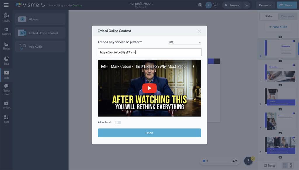 How to Embed a Video in PowerPoint, and Google Slides & Visme