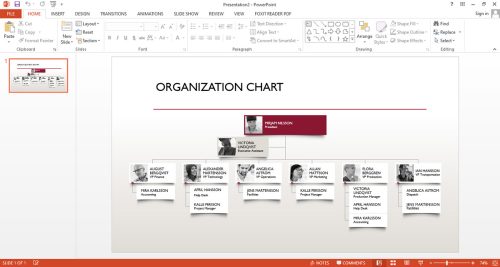 How to Create an Org Chart in PowerPoint & Visme [Including Templates]