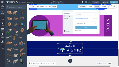 How to Create Animated Infographics With Visme [Guide]