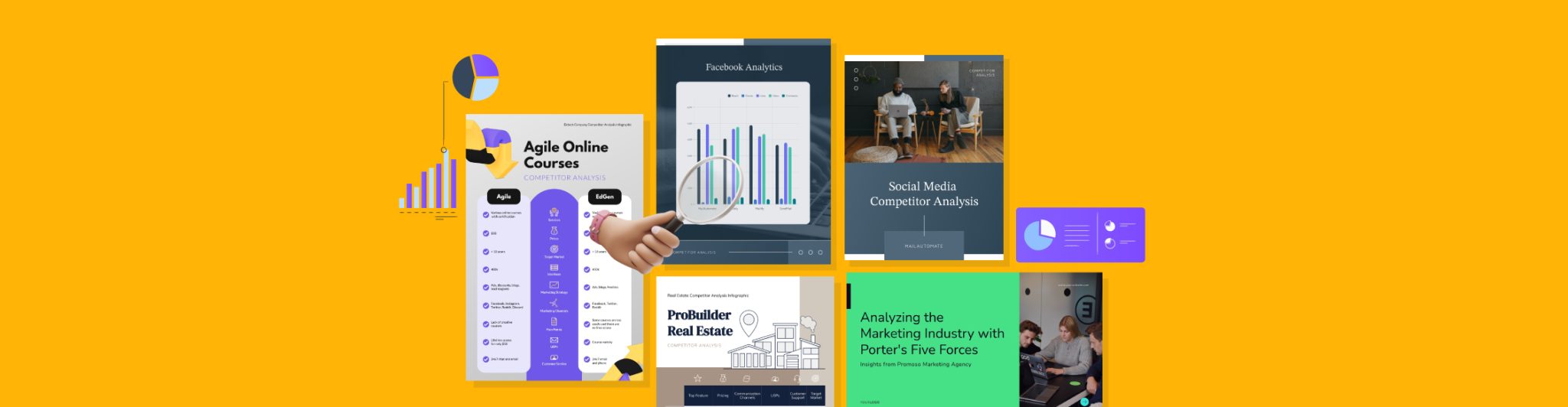 14 Detailed Competitor Analysis Templates to Help You Plan