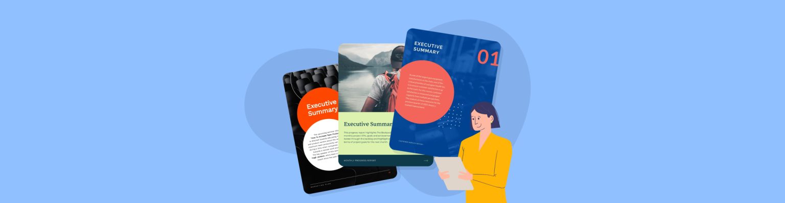 12 Must-Have Executive Summary Templates | Visme