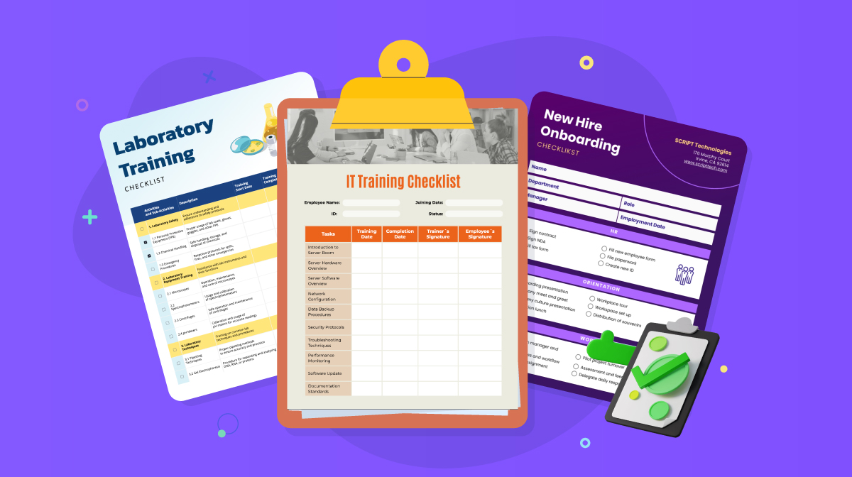 13 Effective Training Checklist Template for Employees