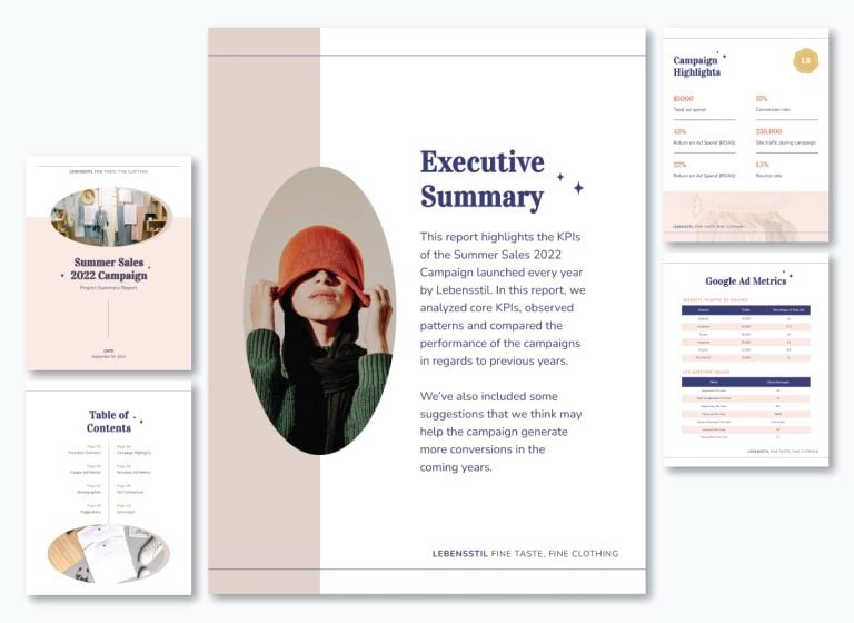 12 Must-Have Executive Summary Templates | Visme