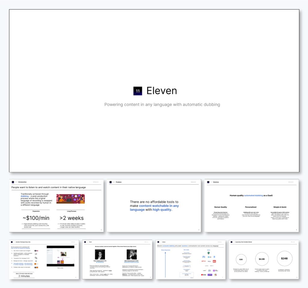 15 Successful Startup Pitch Deck Examples, Tips & Templates