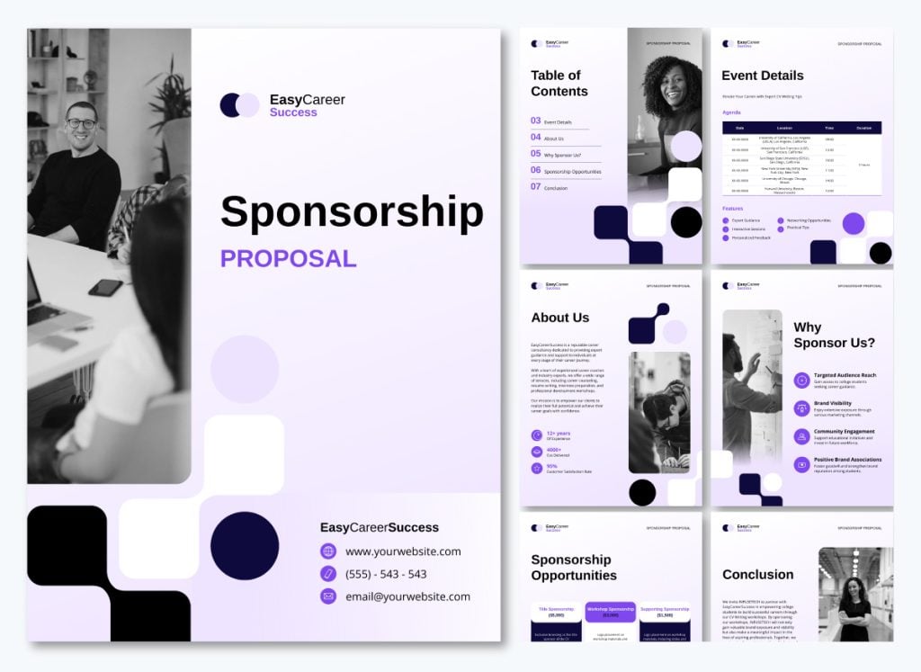 12 Impressive Sponsorship Proposal Templates + A Writing Guide