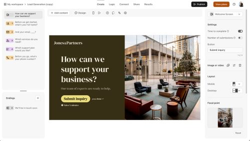 10+ Interactive Forms Builders for Surveys & Lead Generation