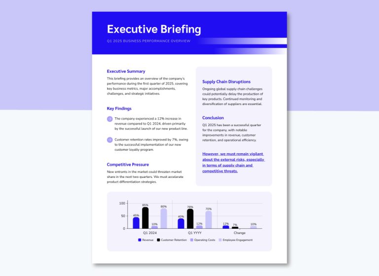 How to Write an Executive Briefing + Best Templates & Samples