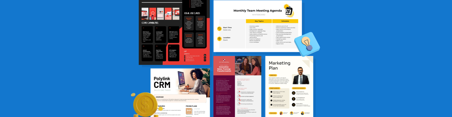 One-Pager Layout Ideas: How To Structure A Page That Helps You Sell ...