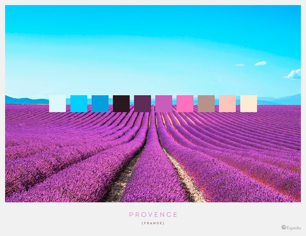 10 Paletas de color basadas en los colores de la naturaleza