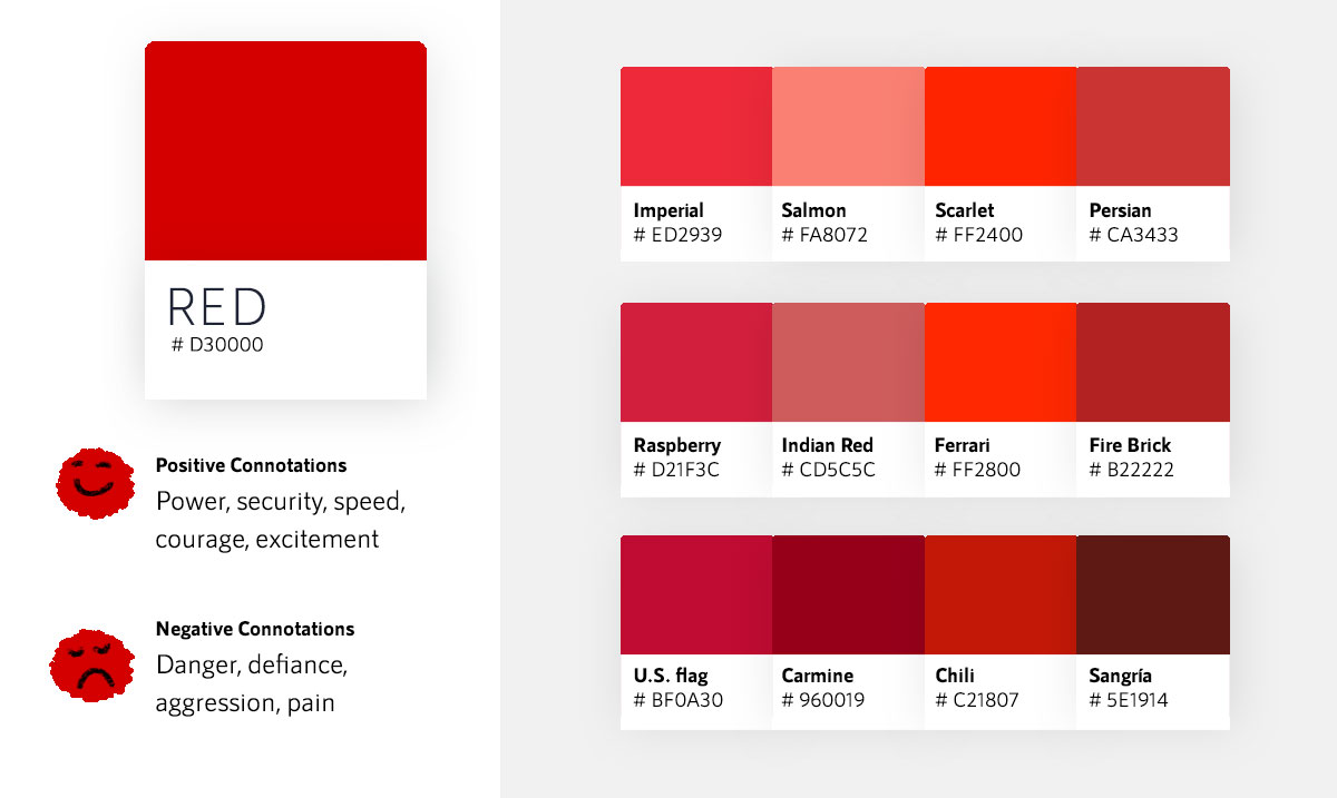 22 Red Orange Color Names Free Coloring Pages